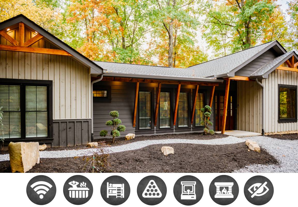 223 M² Chalet ∙ 2 Slaapkamers ∙ 8 Gasten - Tennessee