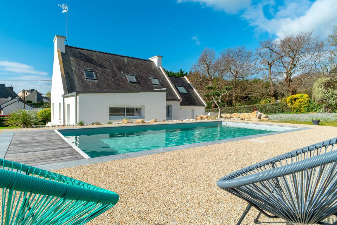 140 M² Maison De Vacances ∙ 4 Chambres ∙ 12 Personnes - Clohars-Carnoët