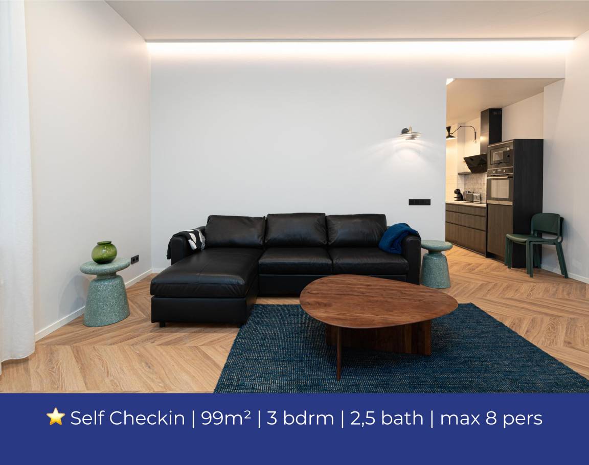 99 M² Apartment ∙ 3 Bedrooms ∙ 8 Guests - Riga