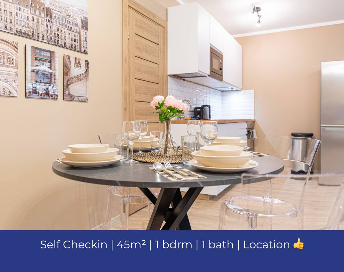 45 M² Apartamento ∙ 1 Habitación ∙ 4 Huéspedes - Riga