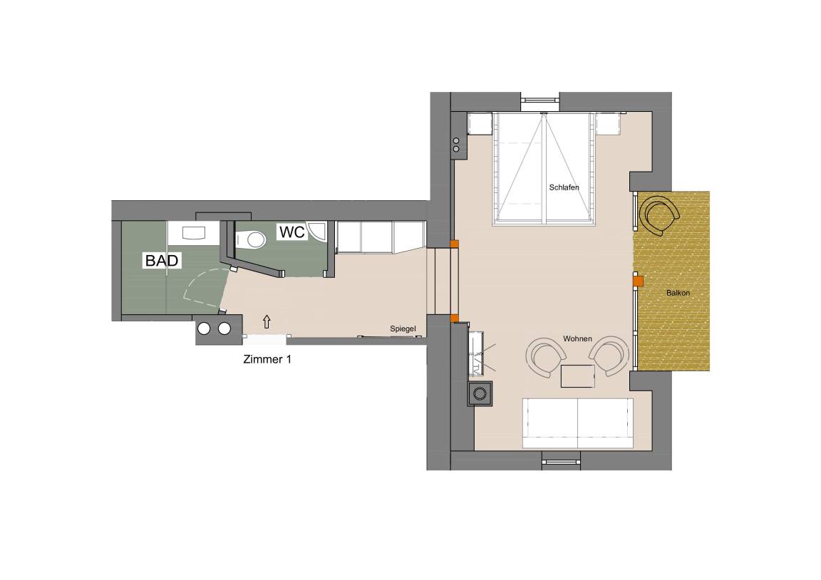 28 M² Hotel ∙ 1 Camera Da Letto ∙ 3 Ospiti - Saalfelden am Steinernen Meer