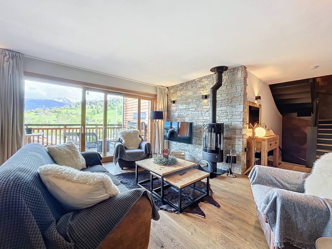 120 M² Chalet ∙ 3 Schlafzimmer ∙ 10 Gäste - Combloux