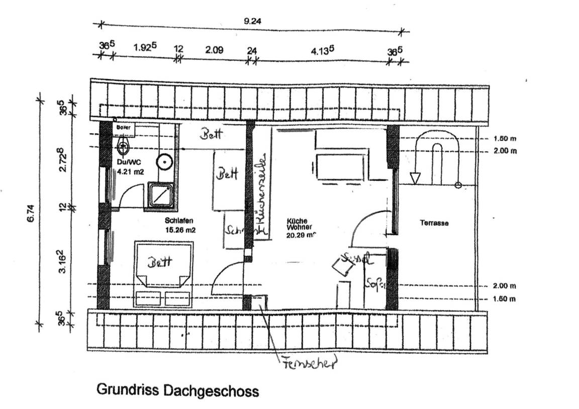 38 M² Appartement ∙ 1 Slaapkamer ∙ 4 Gasten - Breitenbrunn
