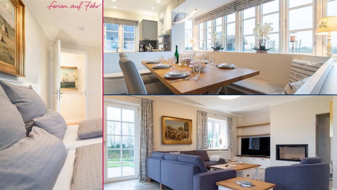 155 M² Ferienhaus ∙ 3 Schlafzimmer ∙ 6 Gäste - Norddorf