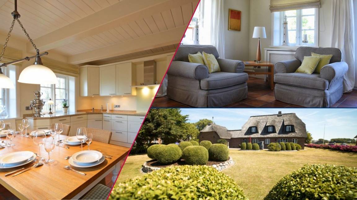 200 M² Ferienhaus ∙ 3 Schlafzimmer ∙ 6 Gäste - Norddorf