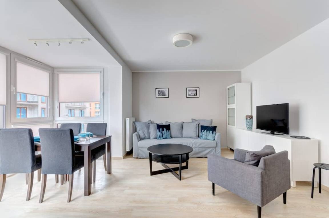 67 M² Lägenhet ∙ 2 Sovrum ∙ 6 Gäster - Gdańsk