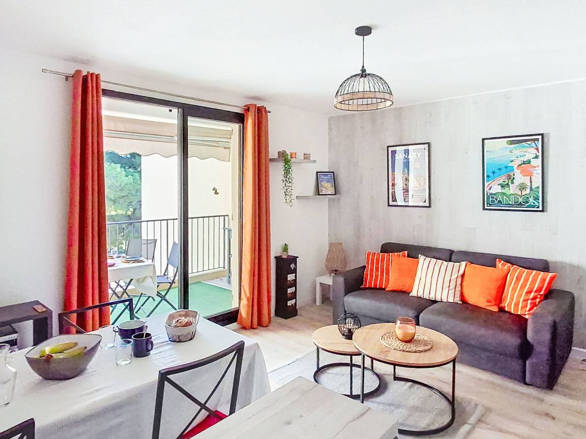 30 M² Appartement ∙ 1 Slaapkamer ∙ 2 Gasten - Bandol