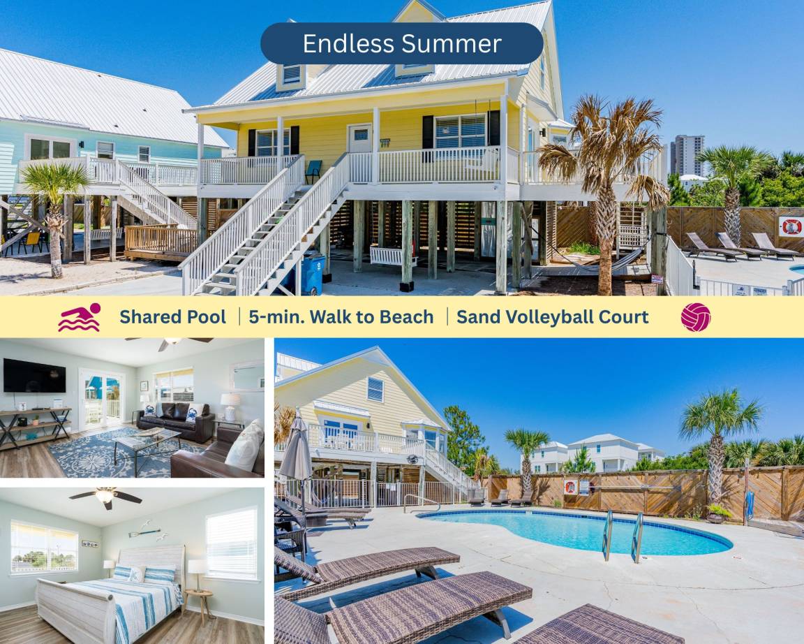 194 M² Maison De Vacances ∙ 3 Chambres ∙ 10 Personnes - Gulf Shores, AL