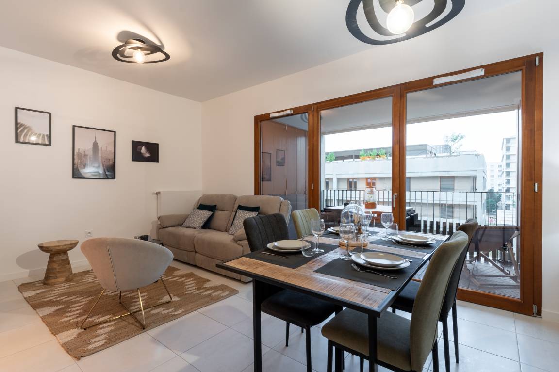59 M² Apartamento ∙ 2 Habitaciones ∙ 4 Huéspedes - Lyon