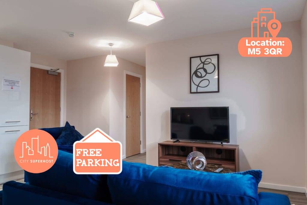 70 M² Apartment ∙ 1 Bedroom ∙ 2 Guests - Bolton, UK