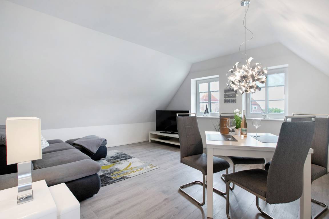 43 M² Ferienwohnung ∙ 1 Schlafzimmer ∙ 2 Gäste - Klanxbüll