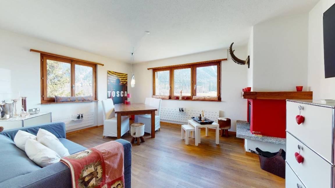 64 M² Apartment ∙ 2 Bedrooms ∙ 4 Guests - Madulain