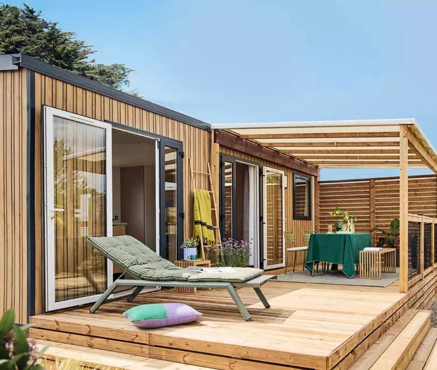 40 M² Mobilheim ∙ 3 Schlafzimmer ∙ 6 Gäste - Kerlouan