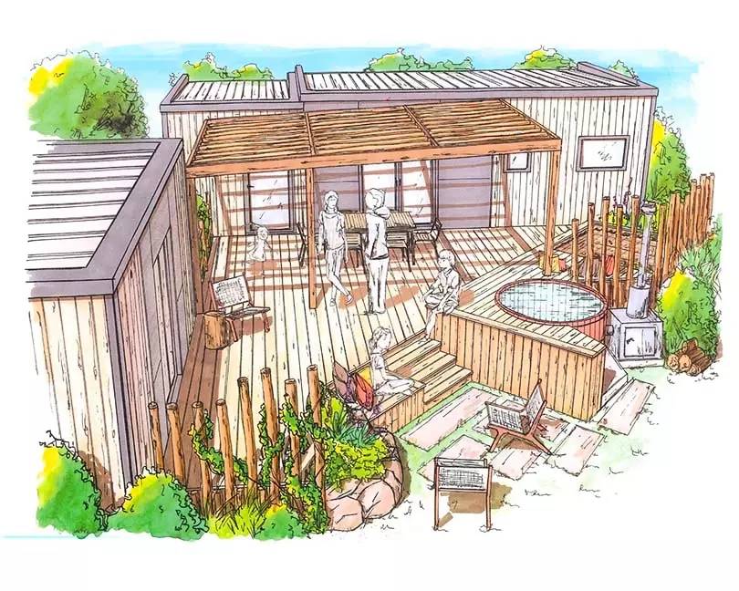 62 M² Mobilheim ∙ 4 Schlafzimmer ∙ 8 Gäste - Vendée