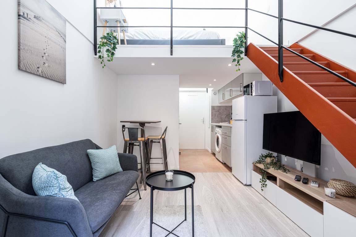 20 M² Apartamento ∙ 1 Habitación ∙ 2 Huéspedes - Niza