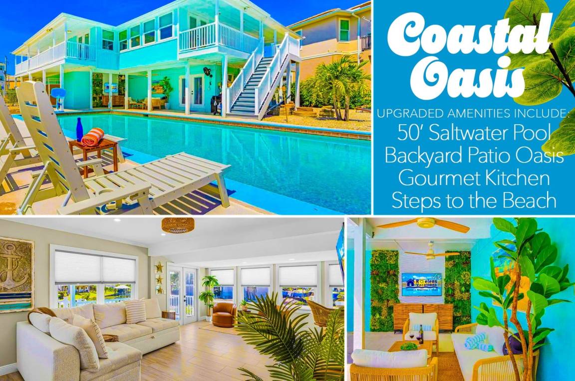 214 M² Ferienhaus ∙ 3 Schlafzimmer ∙ 12 Gäste - Fort Myers Beach, FL