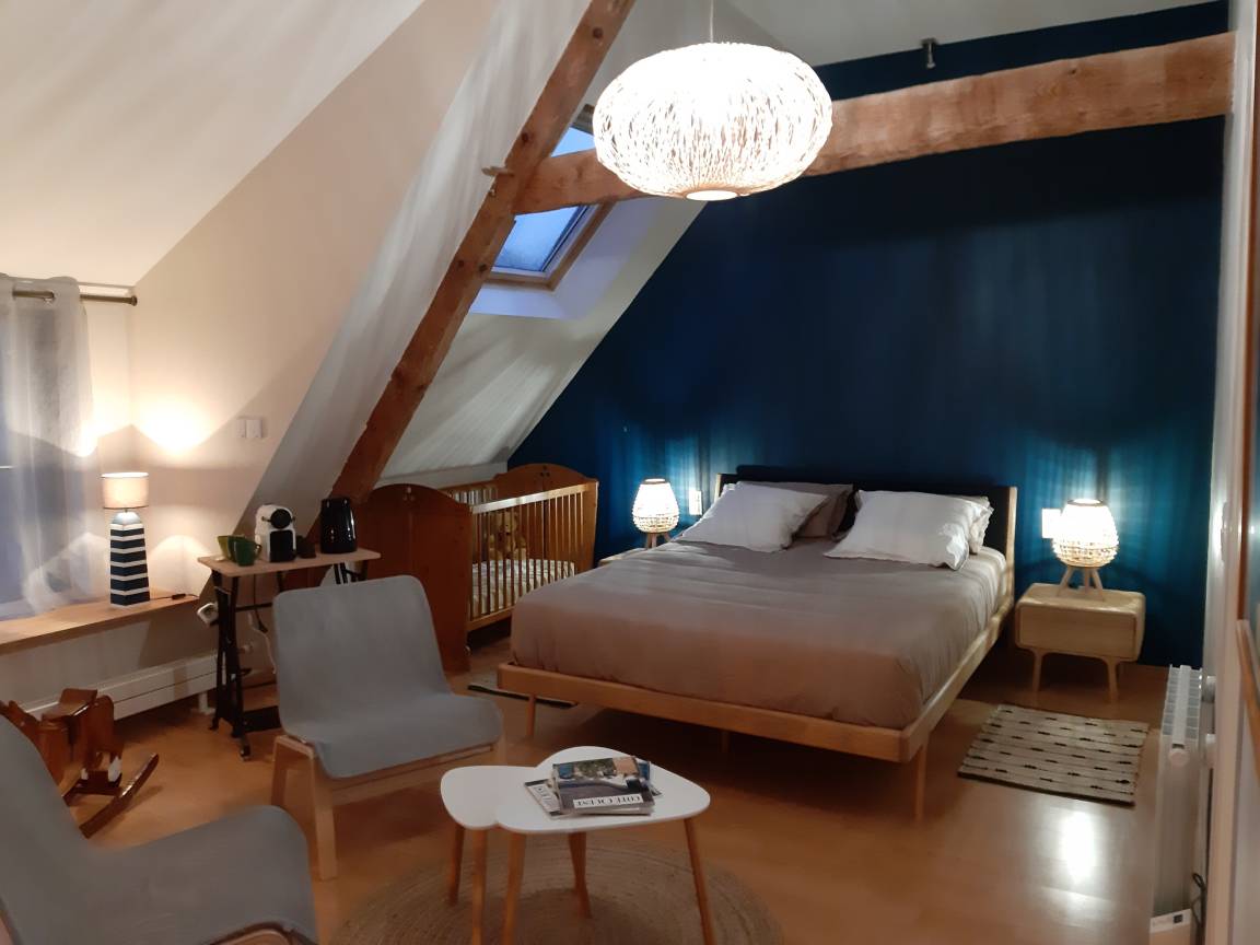 24 M² Pousada (B&b) ∙ 1 Quarto ∙ 3 Hóspedes - Île-aux-Moines