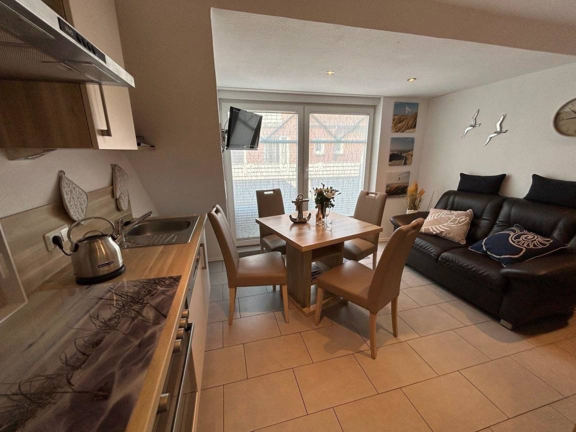 40 M² Ferienwohnung ∙ 1 Schlafzimmer ∙ 2 Gäste - Norddeich