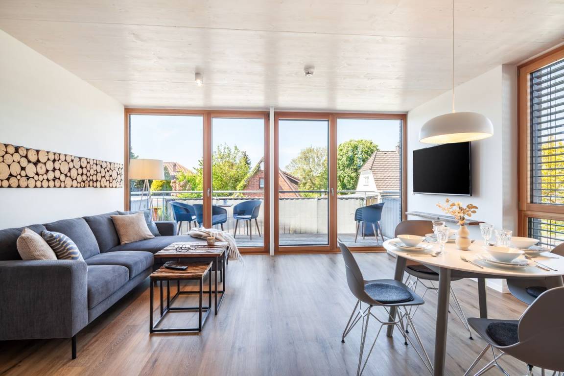 72 M² Ferienwohnung ∙ 2 Schlafzimmer ∙ 4 Gäste - Meldorf