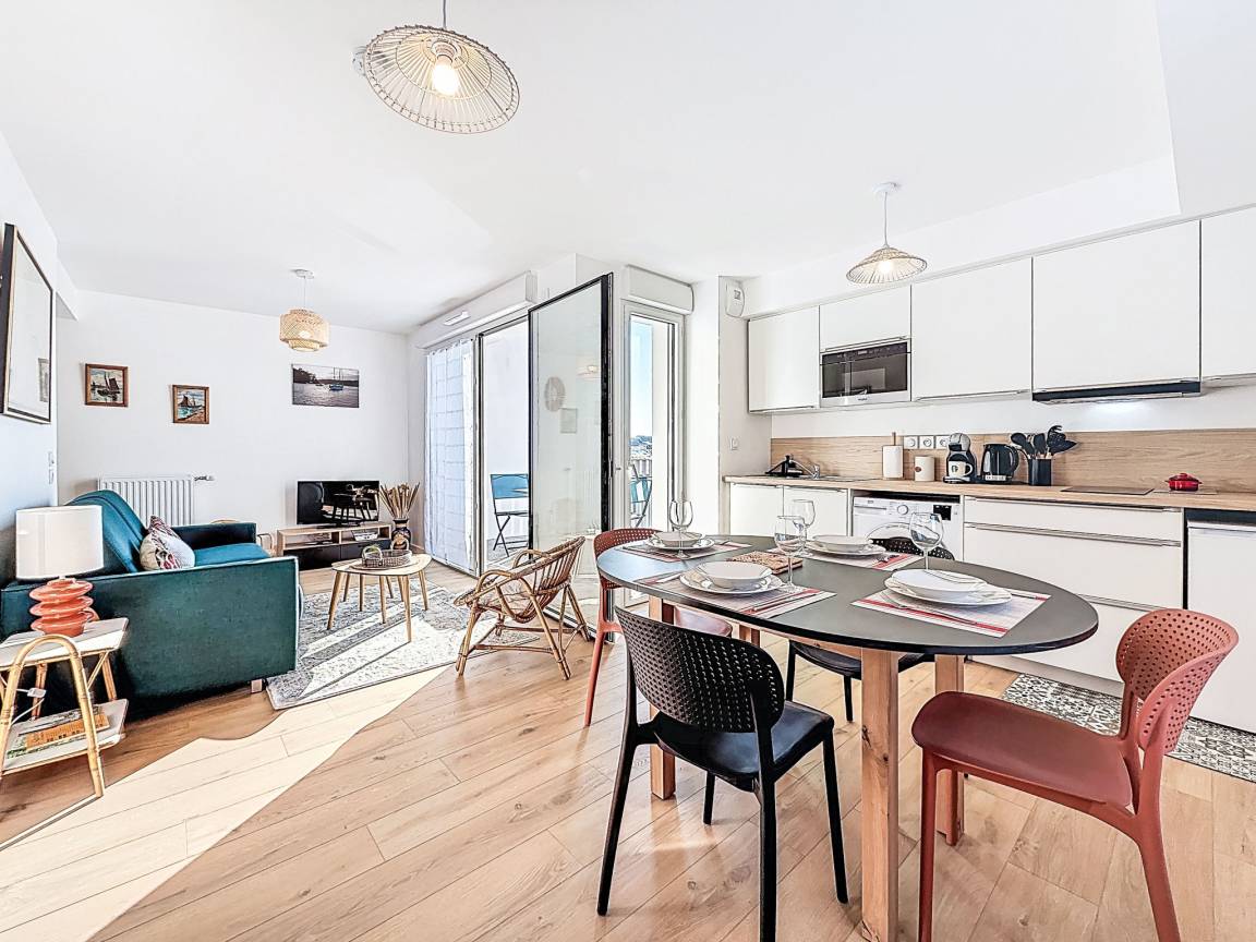 43 M² Appartement ∙ 1 Chambre ∙ 4 Personnes - Quiberon