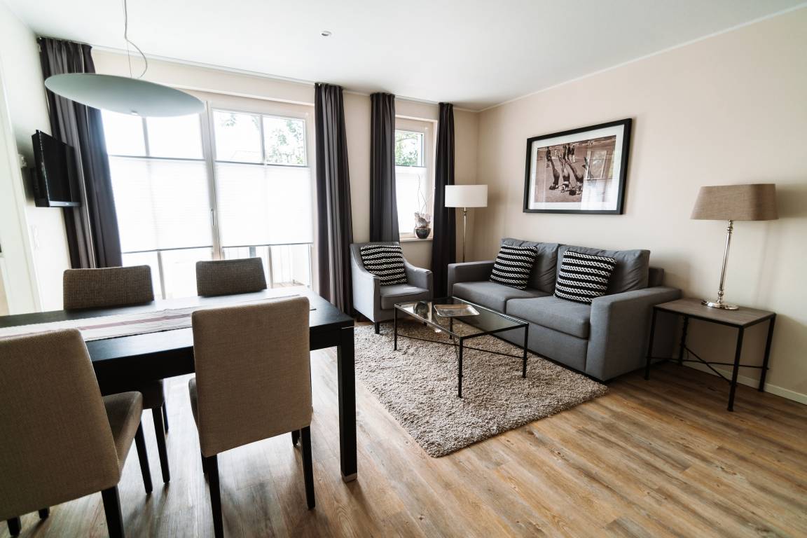 55 M² Ferienwohnung ∙ 1 Schlafzimmer ∙ 2 Gäste - Ahrenshoop