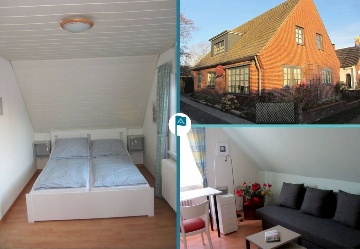 60 M² Ferienwohnung ∙ 1 Schlafzimmer ∙ 2 Gäste - Wyk auf Föhr