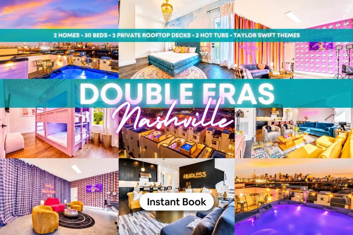 Apartment ∙ 8 Bedrooms ∙ 24 Guests - Nashville, TN