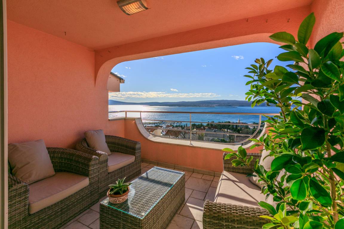 150 M² Ferienwohnung ∙ 3 Schlafzimmer ∙ 6 Gäste - Crikvenica