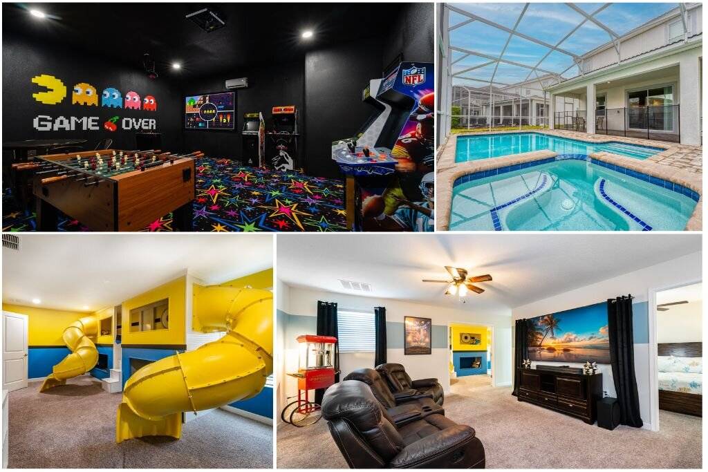 363 M² Villa ∙ 9 Chambres ∙ 24 Personnes - Davenport, FL