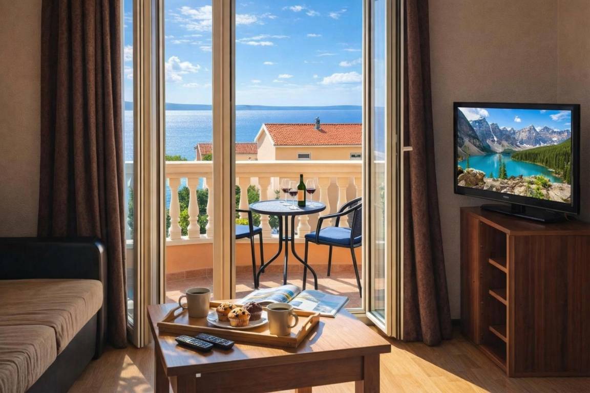 50 M² Apartment ∙ 2 Bedrooms ∙ 5 Guests - Novi Vinodolski