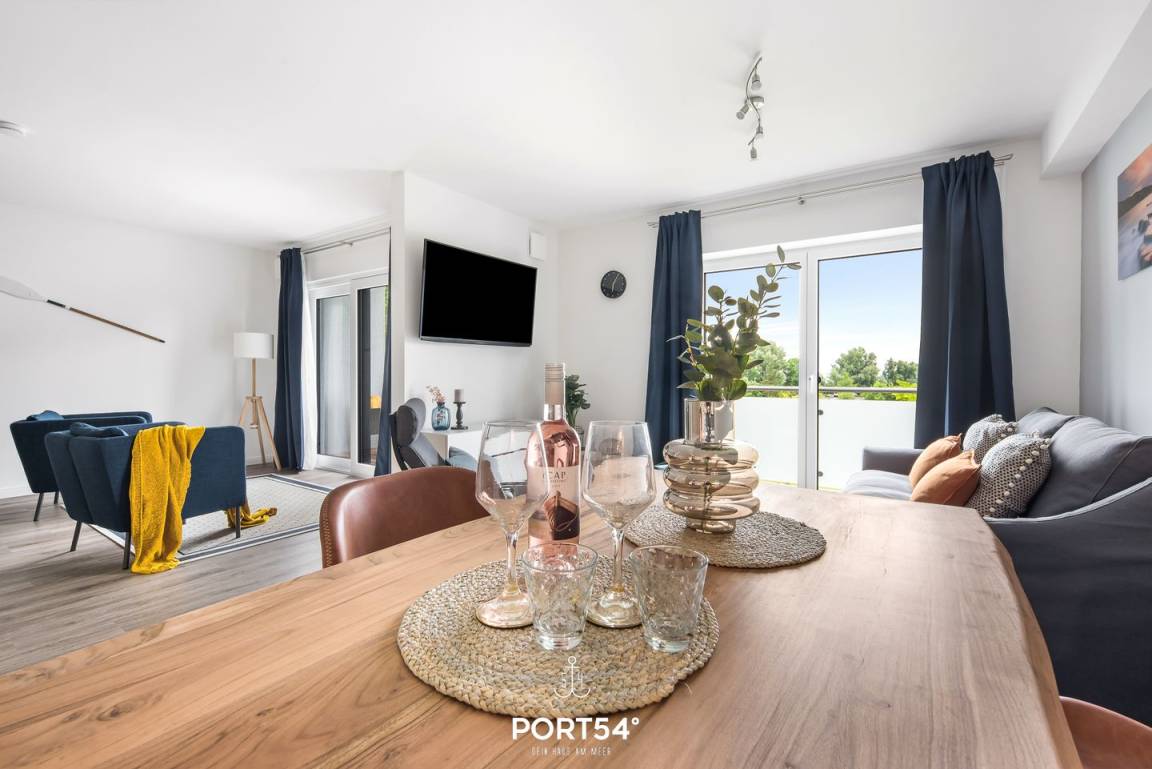 65 M² Ferienwohnung ∙ 1 Schlafzimmer ∙ 4 Gäste - Ostsee