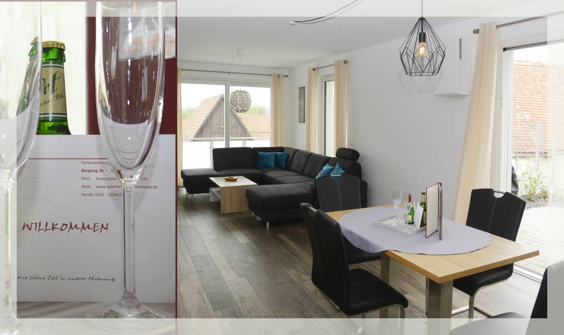 76 M² Ferienwohnung ∙ 1 Schlafzimmer ∙ 4 Gäste - Pleinfeld