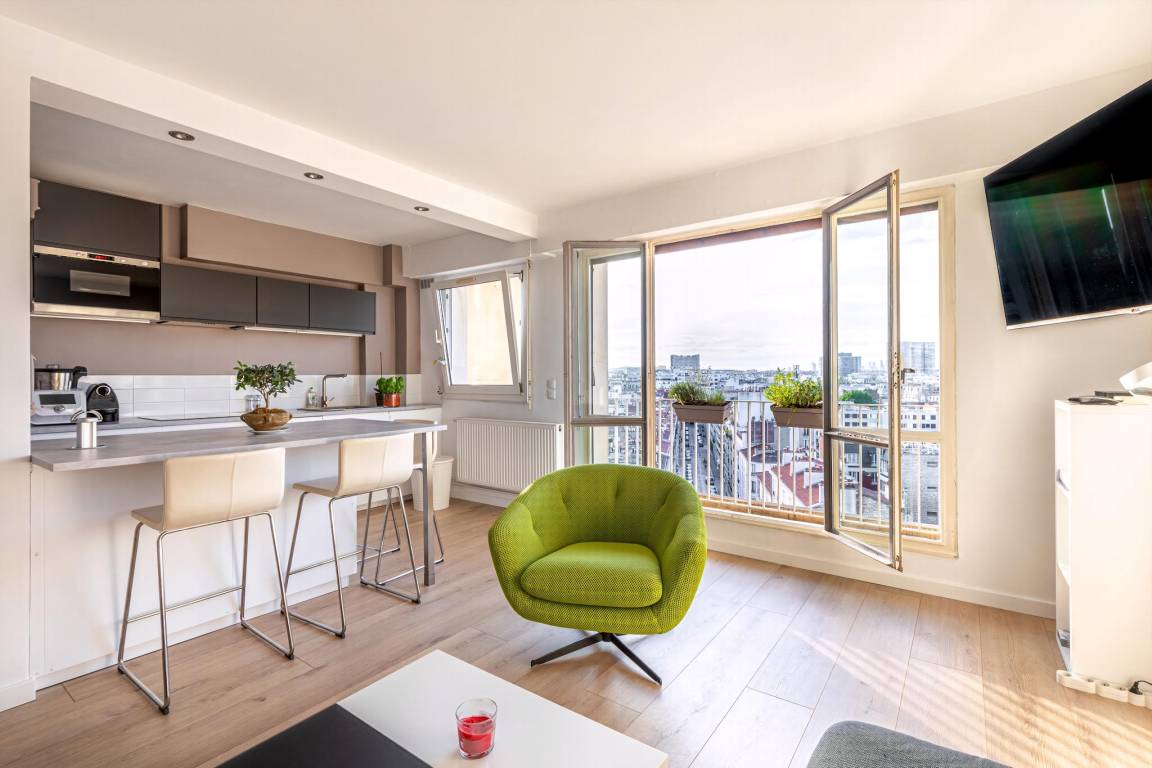 45 M² Apartamento ∙ 1 Quarto ∙ 2 Hóspedes - Paris