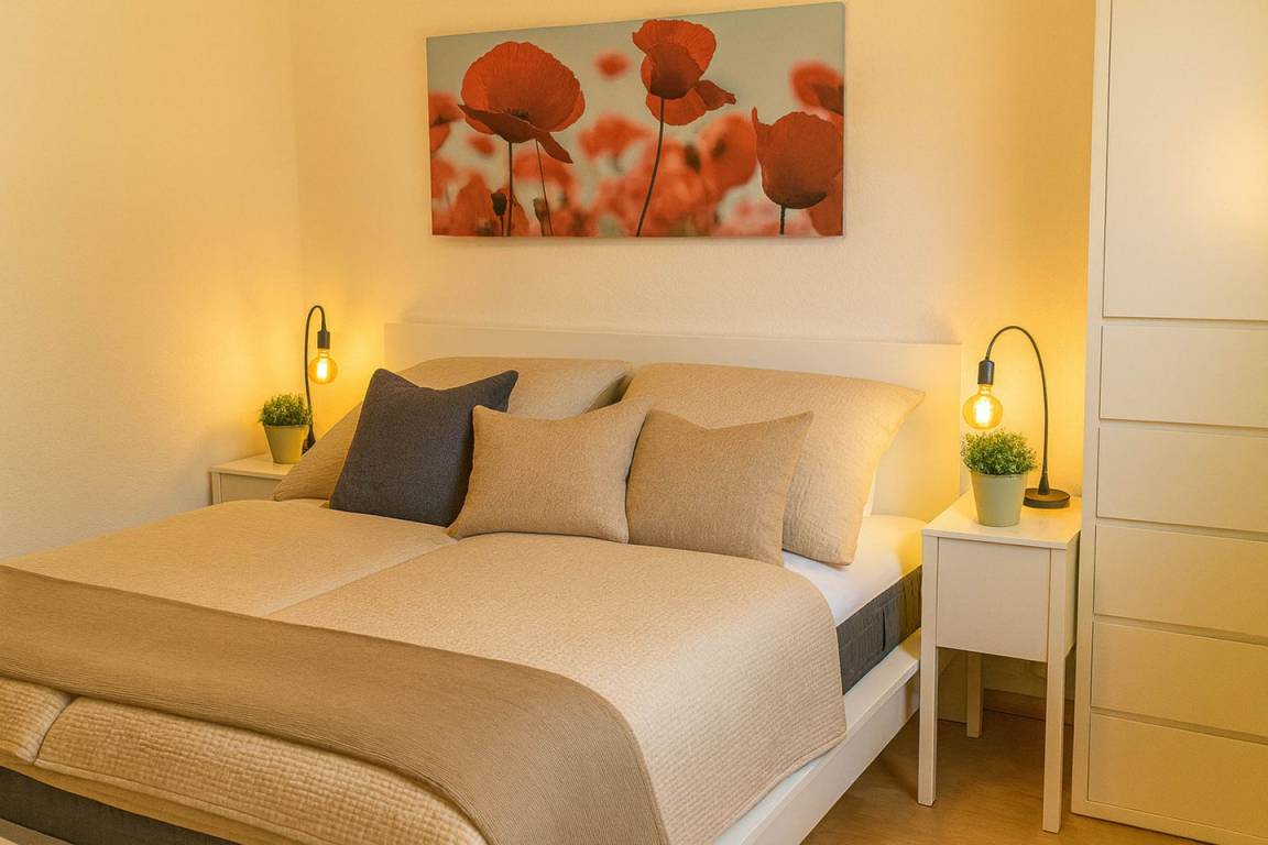 40 M² Ferienwohnung ∙ 1 Schlafzimmer ∙ 2 Gäste - Schortens