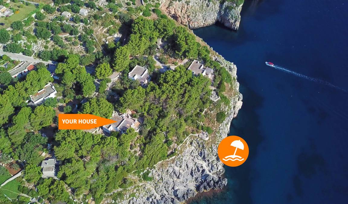 165 M² Villa ∙ 3 Bedrooms ∙ 8 Guests - Santa Cesarea Terme