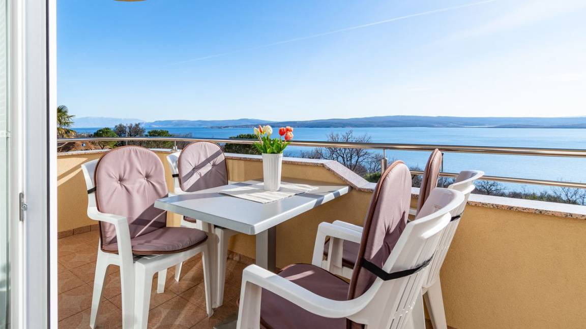 64 M² Ferienwohnung ∙ 1 Schlafzimmer ∙ 5 Gäste - Crikvenica