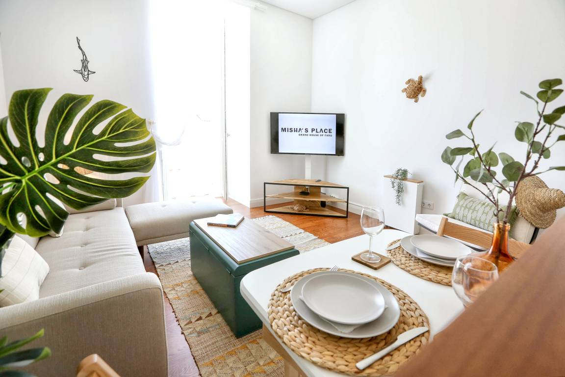 36 M² Apartamento ∙ 1 Habitación ∙ 3 Huéspedes - Faro
