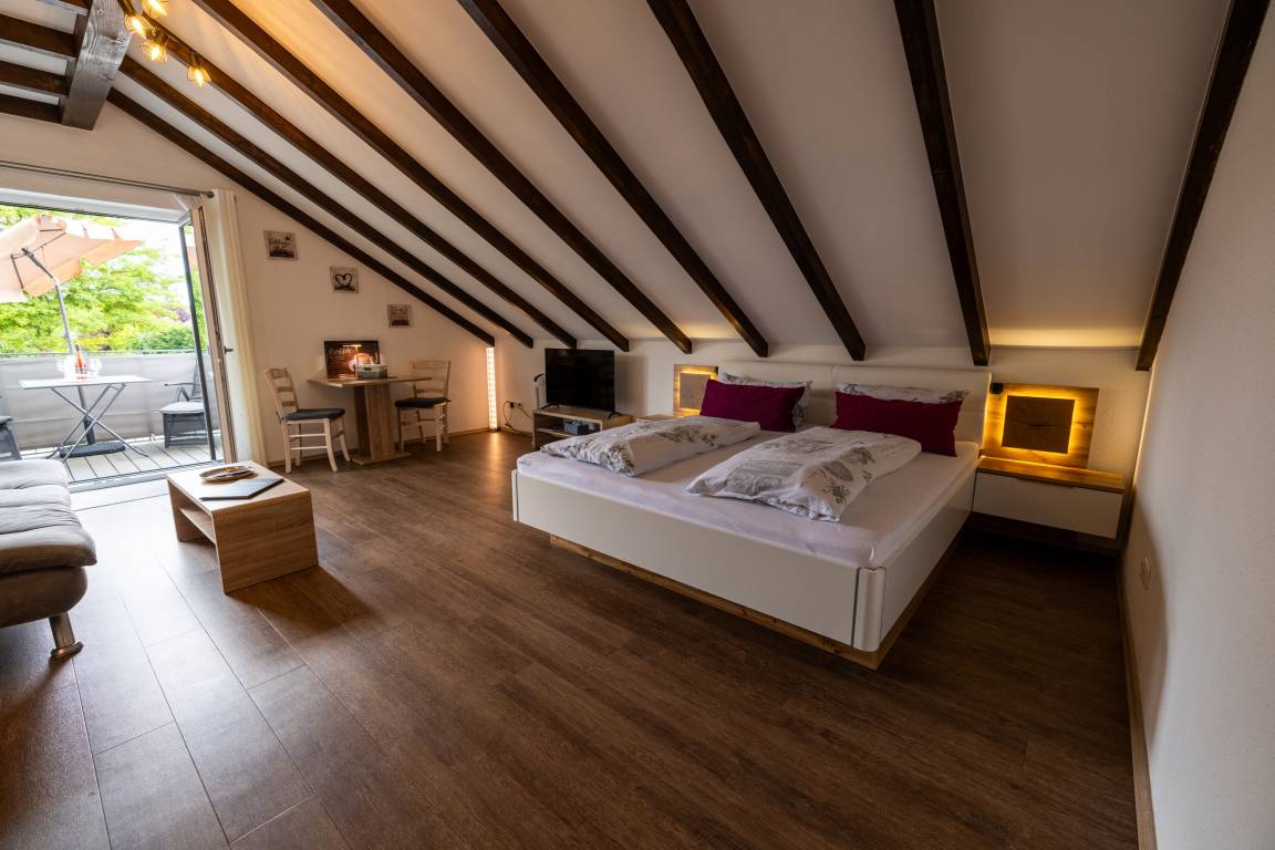 40 M² Ferienwohnung ∙ 1 Schlafzimmer ∙ 2 Gäste - Bodensee