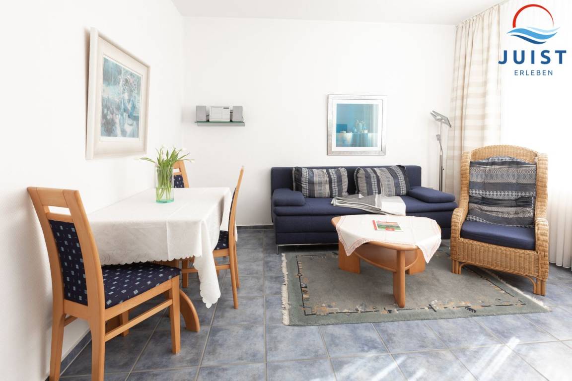 44 M² Ferienwohnung ∙ 1 Schlafzimmer ∙ 2 Gäste - Juist