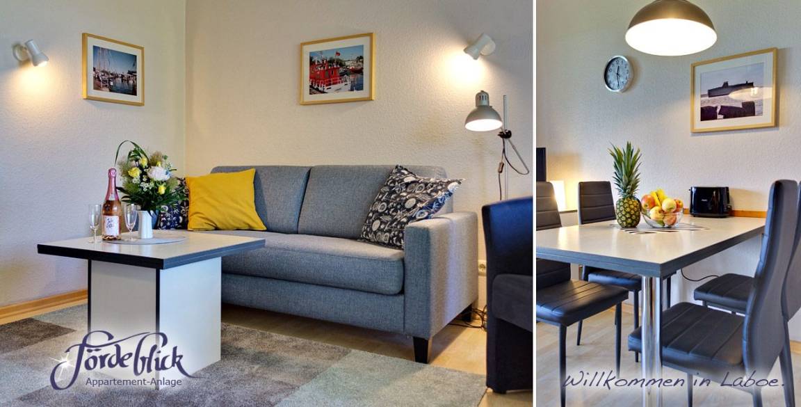 43 M² Ferienwohnung ∙ 1 Schlafzimmer ∙ 4 Gäste - Heikendorf