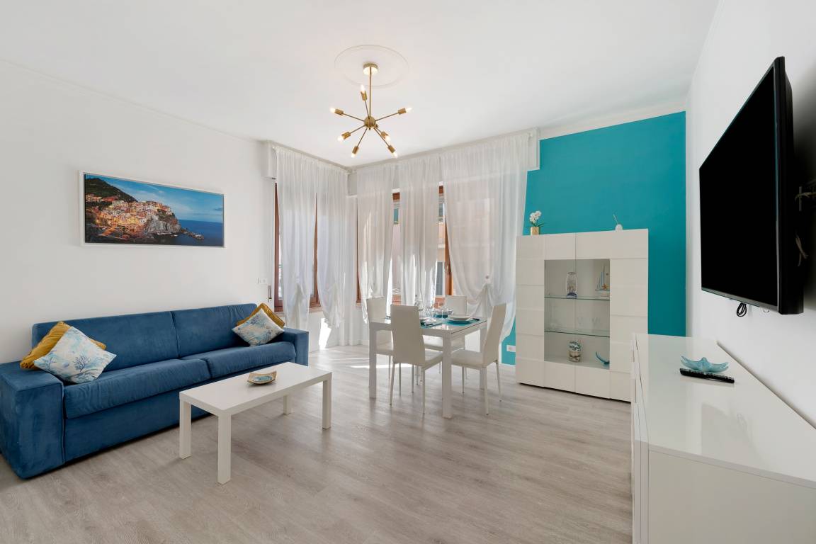61 M² Apartamento ∙ 1 Quarto ∙ 4 Hóspedes - Chiavari