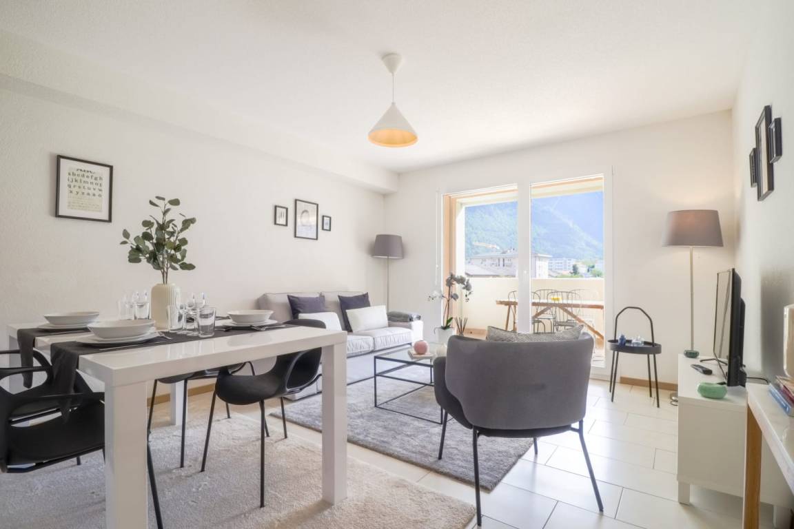 50 M² Apartamento ∙ 1 Quarto ∙ 2 Hóspedes - Martigny