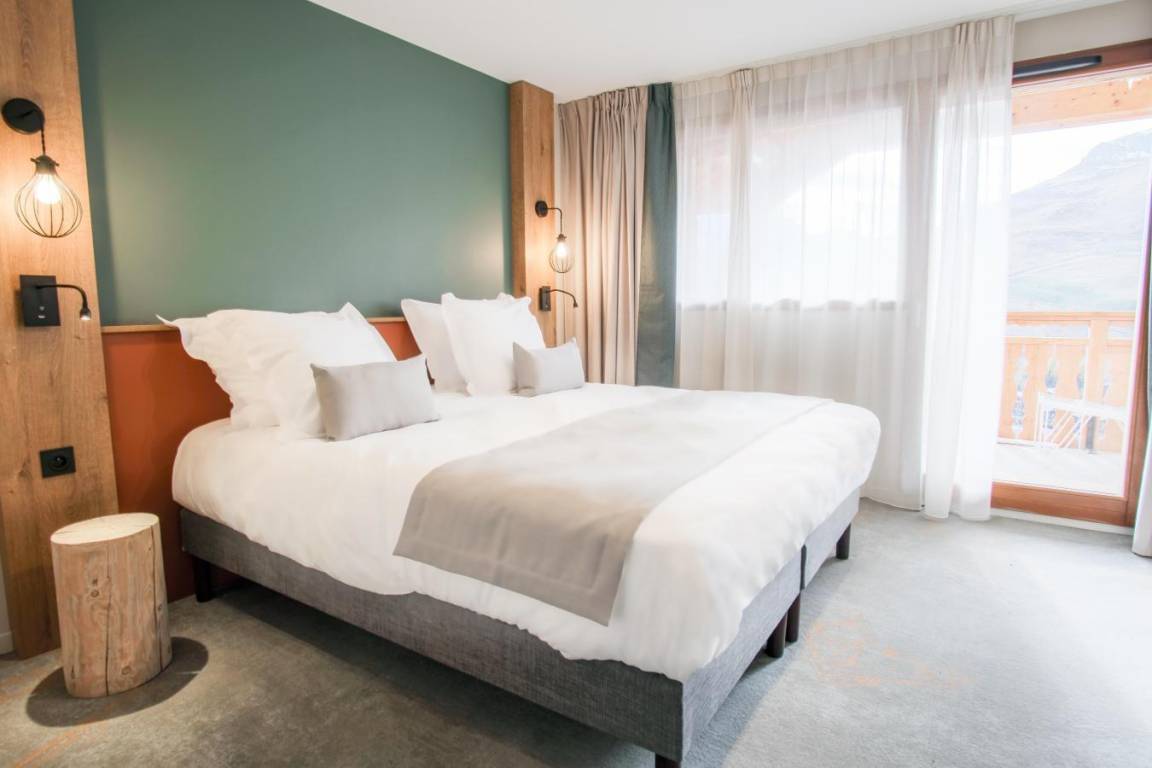 27 M² Hôtel ∙ 1 Chambre ∙ 4 Personnes - Les Deux Alpes