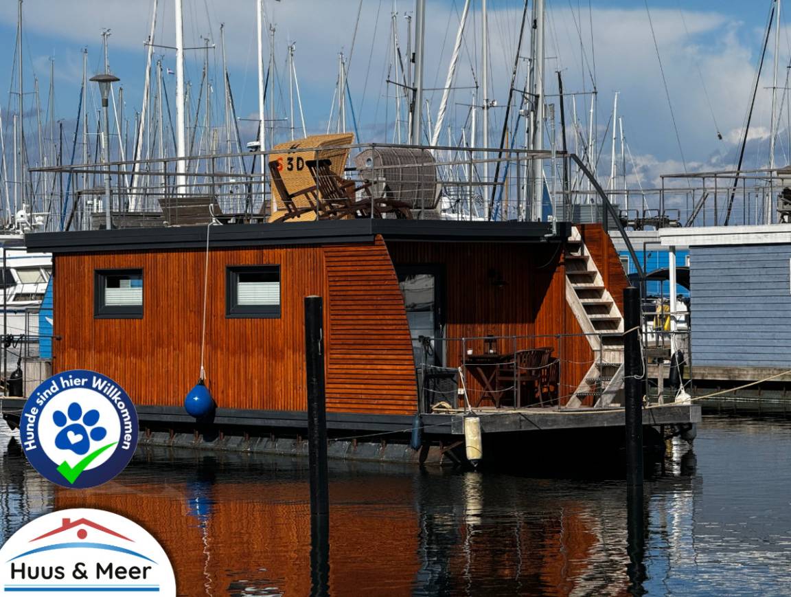 28 M² Hausboot ∙ 1 Schlafzimmer ∙ 4 Gäste - Heiligenhafen