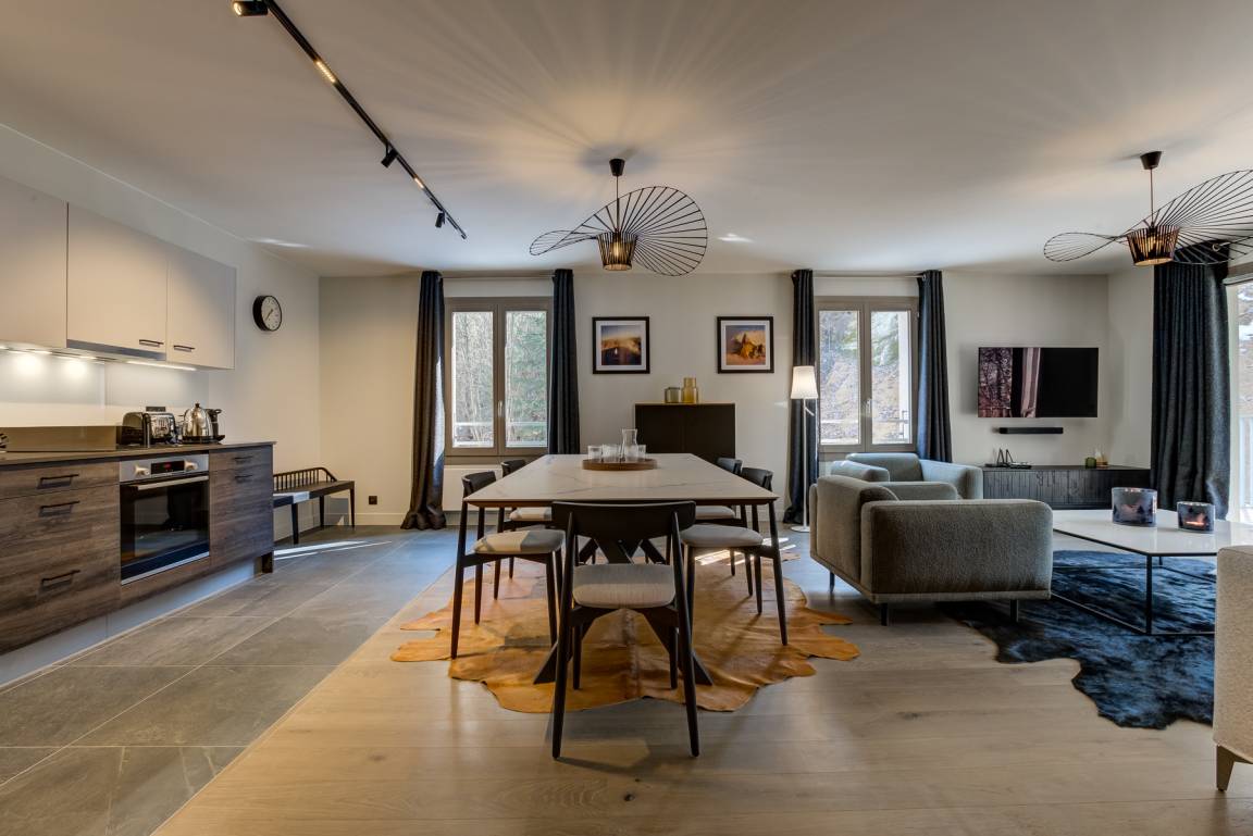 108 M² Ferienwohnung ∙ 3 Schlafzimmer ∙ 7 Gäste - Les Houches