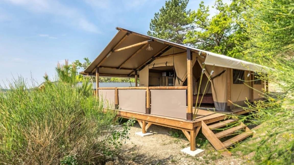 34 M² Zelt ∙ 2 Schlafzimmer ∙ 5 Gäste - Bédoin