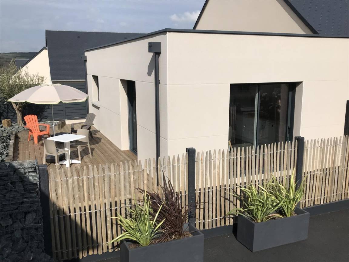 38 M² Gîte ∙ 1 Schlafzimmer ∙ 2 Gäste - Portbail