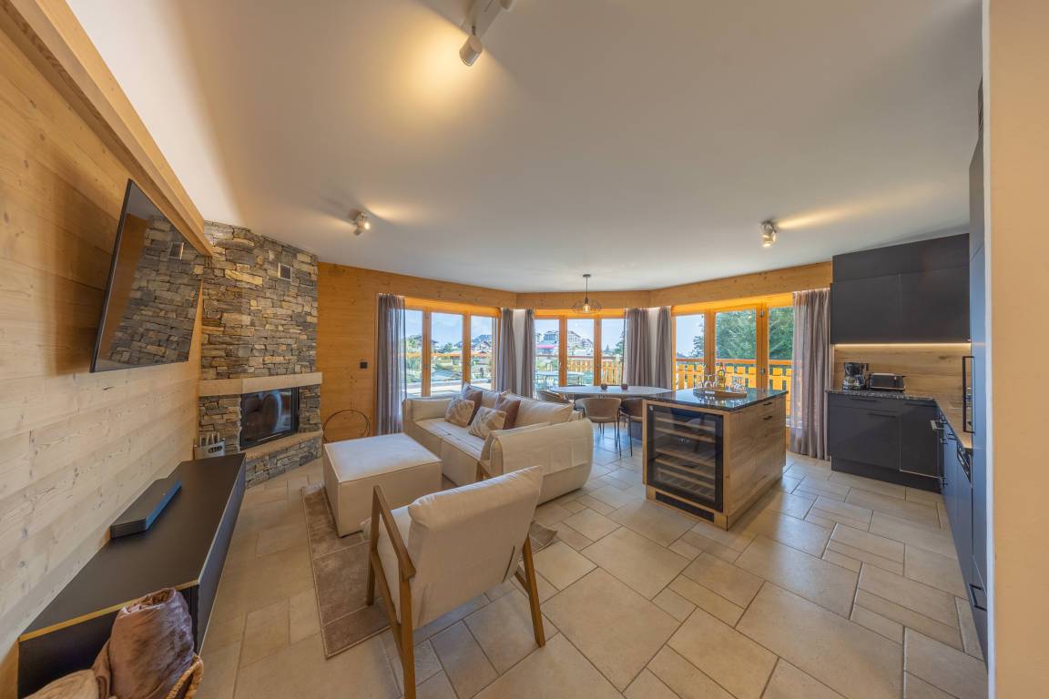 110 M² Apartment ∙ 3 Bedrooms ∙ 6 Guests - La Tzoumaz