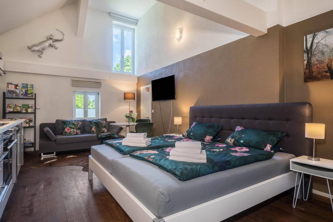 48 M² Ferienwohnung ∙ 1 Schlafzimmer ∙ 4 Gäste - Meckenbeuren