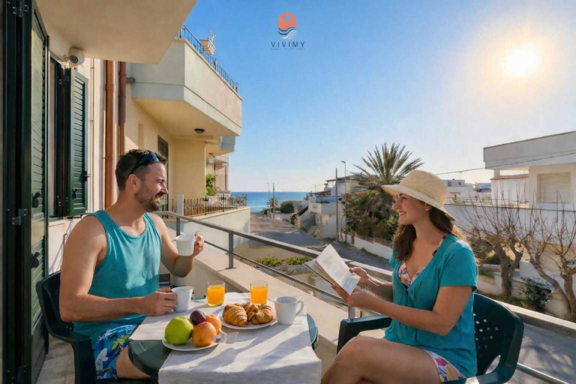 55 M² Ferienhaus ∙ 2 Schlafzimmer ∙ 4 Gäste - Ugento